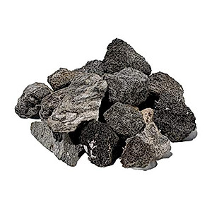 Pumie PR-6 Char Rocks | Creates More Even Heat Distribution | Reduces Flare Ups | 6 Pound Box of Pumie Char Rocks