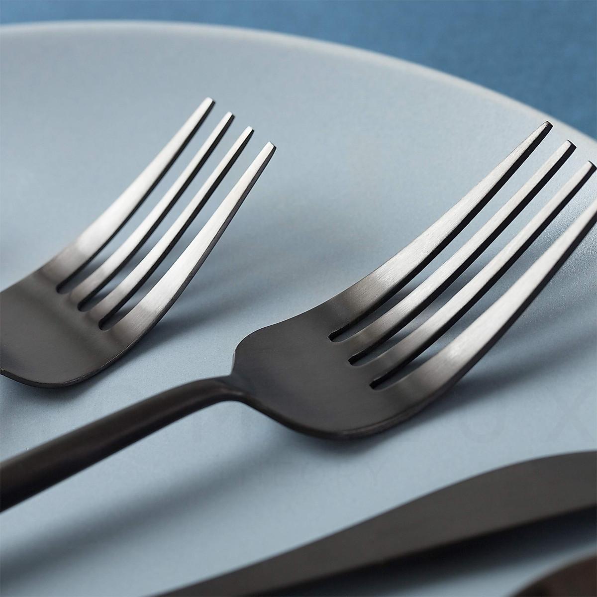 Homelux Theory 18/10 Stainless Steel Silverware Set, 4 Cutlery Set of 5pc Heavy Duty Spoons & Forks Set, Kitchen Silverware Set Dishwasher Safe, Elegant Adaline Royal Modern Utensils & Flatware Set