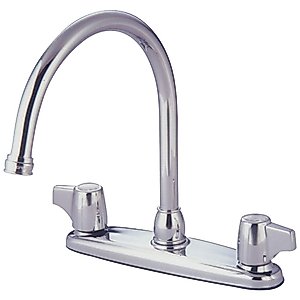 Kingston Brass KB771 8" Centerset Kitchen Faucet, Polished Chrome