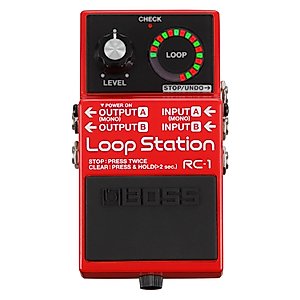 Boss RC-1 Loop Station Bundle w/Boss PSA-120S2 Power Supply