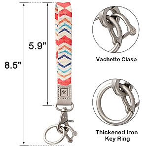 MNGARISTA Hand Wrist Lanyard Key Chain, Cool Keychain Wristlet, Wristlet Strap with Car Keychain, Minimalism