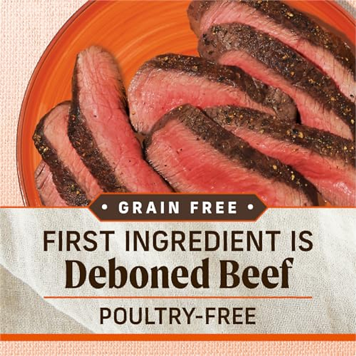 Merrick Lil’ Plates Premium Grain Free Dry Dog Food For Small Dogs, Real Texas Beef And Sweet Potato Kibble - 20.0 lb. Bag