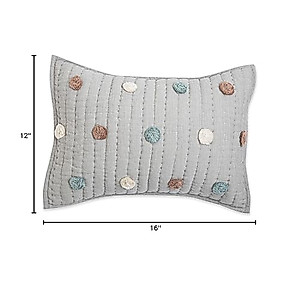 Crane Baby Decorative Quilted Pillow, Rainbow