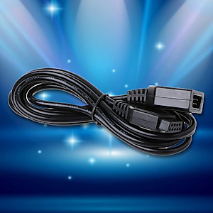 Junlinto 9-Pin Extension Cable Cord 1.8m for Sega Genesis 2 Controller Game Handle Grip