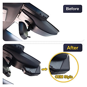 Fitcamx Car DVR Dashcam Camera 4K Dash Cam Compatible with Lexus GX460 GX 460 (Color : Black, Size : 2K Dual Cam 64GB)