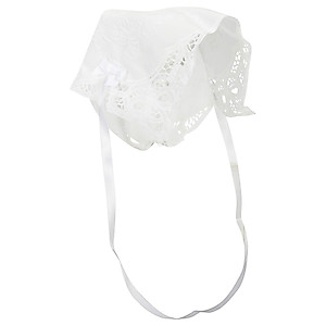 Battenburg Baby Linen Keepsake Bonnet - Made in USA