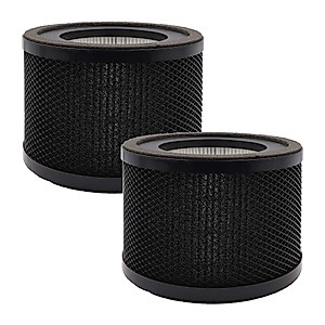 Flintar H13 True HEPA Replacement Filter, Compatible with TaoTronics TT-AP001 Air Purifier and VAVA VA-EE014 Air Purifier, 3-in-1 H13 Grade True HEPA and Activated Carbon Filter Set, 2-Pack