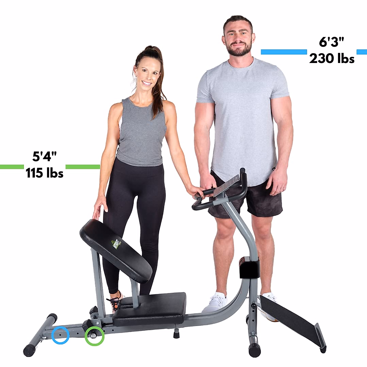 Full Body Stretching Machine Nitrofit Limber Pro. Only Stretch Machine with Adjustable Sliding Seat & Slant Board. Stretch Training Video included. Great for Spinal Decompression, Improving Flexibility, Mobility, Muscle Pain Relief for back, Home Gym