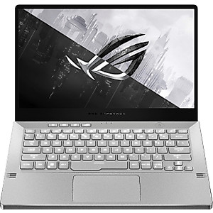 2021 Asus ROG Zephyrus G14 14" FHD 120Hz Premium Gaming Laptop, AMD 8-core Ryzen 9 4900HS, 16GB RAM, 1TB PCIe SSD, NVIDIA GeForce RTX 2060 6GB GDDR6, Backlit Keyboard, Windows 10, Moonlight White