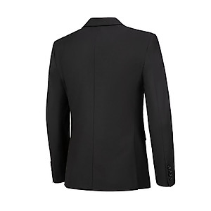 Black Blazer for Men Men's Suit Jacket Slim Fit Men's Sport Coats & Blazers for Wedding Dinner Smoking Jacket Size S