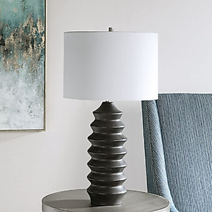 Uttermost Mendocino - 1 Light Modern Table Lamp - 16 inches Wide by 16 inches deep
