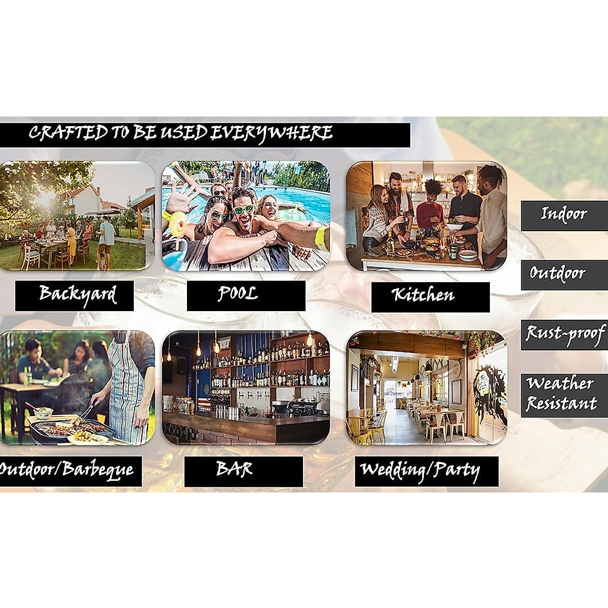 Frescorr - Wall Mounted Bottle Opener Rustic and Antique Farmhouse with Screws - 1 pack (Antique) (1)