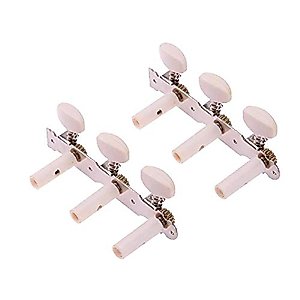 GOSONO 1 pair Left Right 3L3R Professional Guitar Classical Guitar String Tuning Pegs Machine Heads Tuners Keys Part Parts Accessories (3L3R Classical Original color)