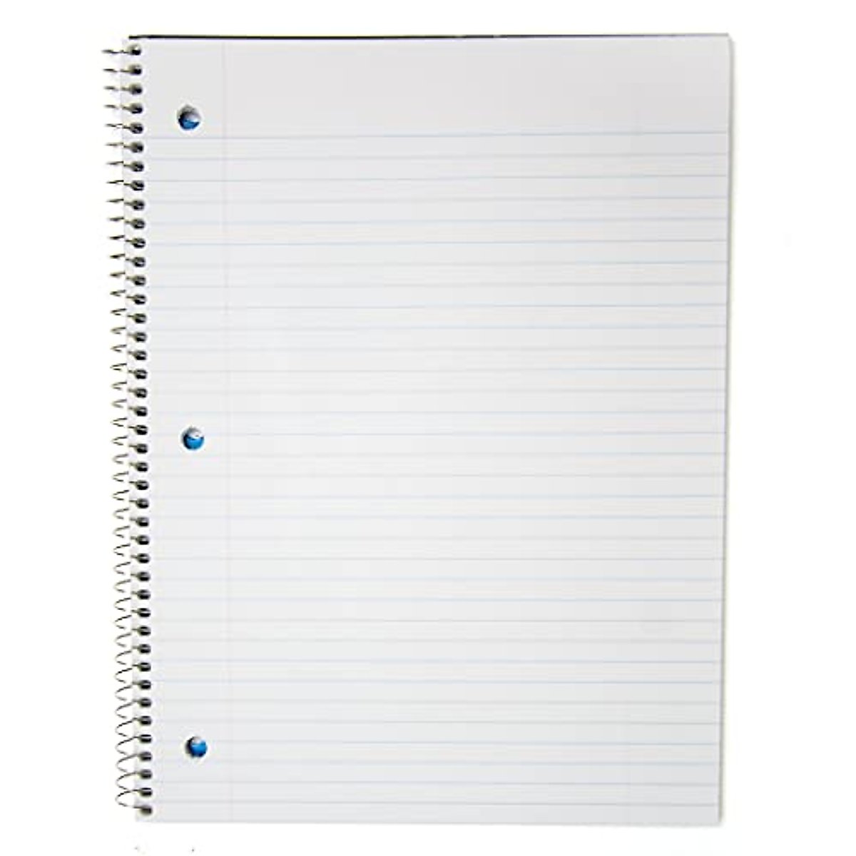 Top Flight Standards 5-Subject Wirebound Notebook, 200 Sheets, 3-Hole Punched, College Rule, 10.5 x 8 Inches, 1 Notebook, Color May Vary (31820)