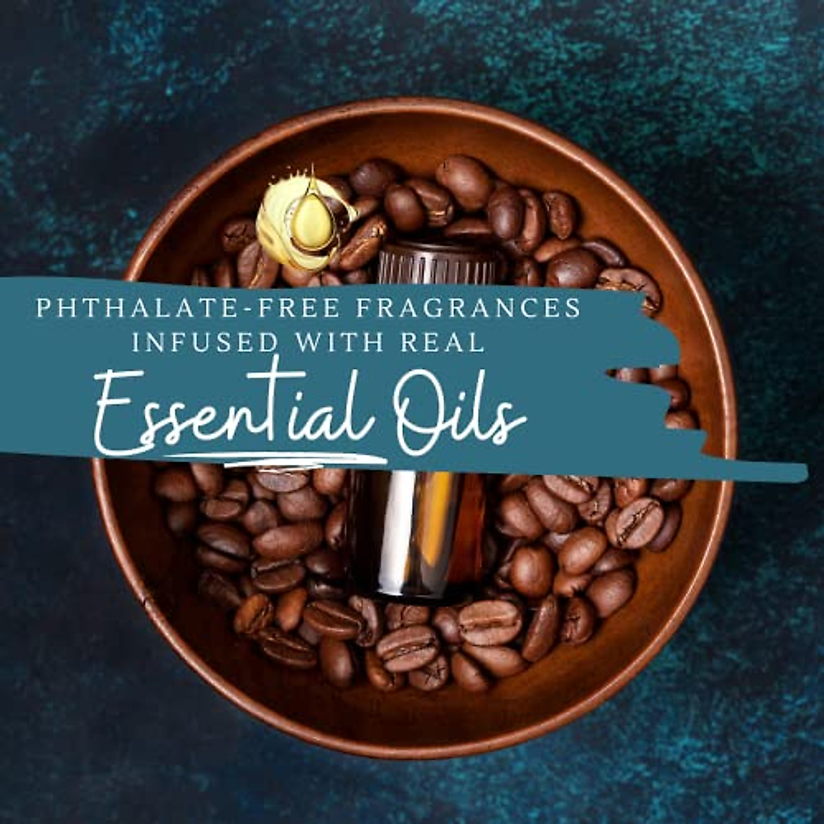 Halarosis Soy Candles - Long Burning Coffee Candle - Burns Up to 45 Hours - Gift for Birthday, Housewarming & Special Events - Cotton Wick Candles for Home Scented (Hazelnut Coffee 8.5 oz)