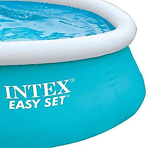 Intex Easy Set 6 Foot x 20 Inch Round Inflatable Above Ground Outdoor Backyard Swimming Pool with 330 GPH Easy Set Cartridge Filter Pump