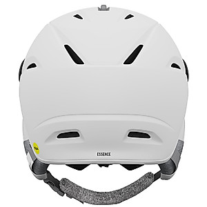 Giro Essence MIPS Ski Helmet - Snowboard Helmet for Women & Youth with Integrated Shield/Visor - Matte White - S (52-55.5cm)
