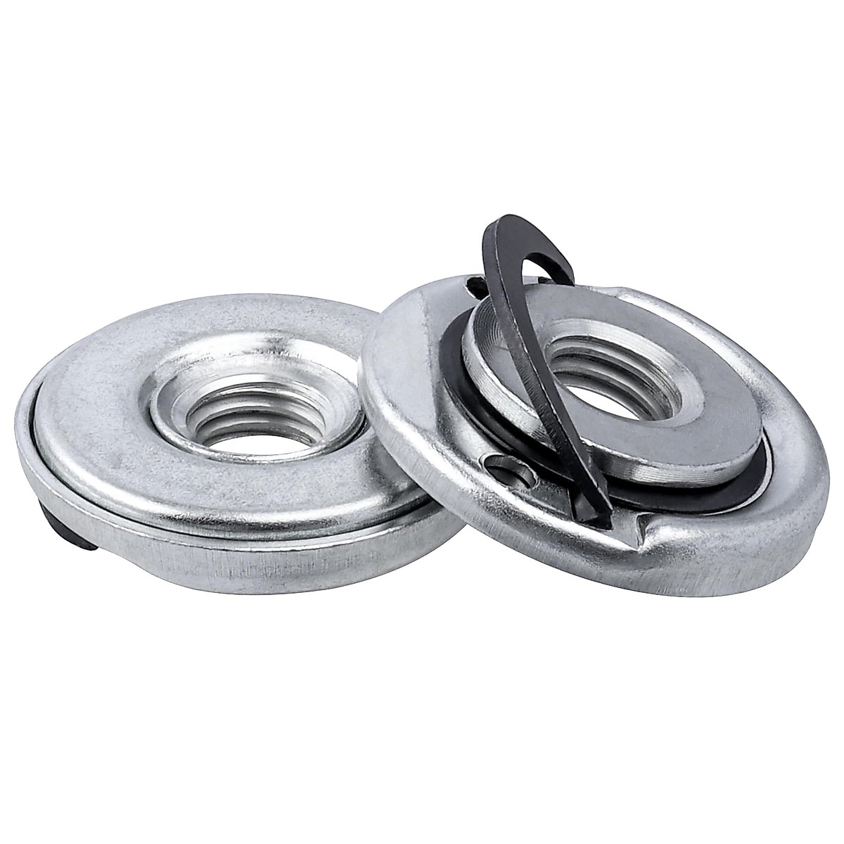 Yakamoz 2Pcs Quick Release Angle Grinder Locking Nuts M14 Angle Grinder Flange Nut Replacment Lock Nuts for Angle Grinder with M14 Spindle