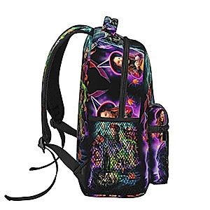 Halloween Backpack Lightweight Laptop Daypack, Cartoon Multifunctional For Boys & Girls, One Size