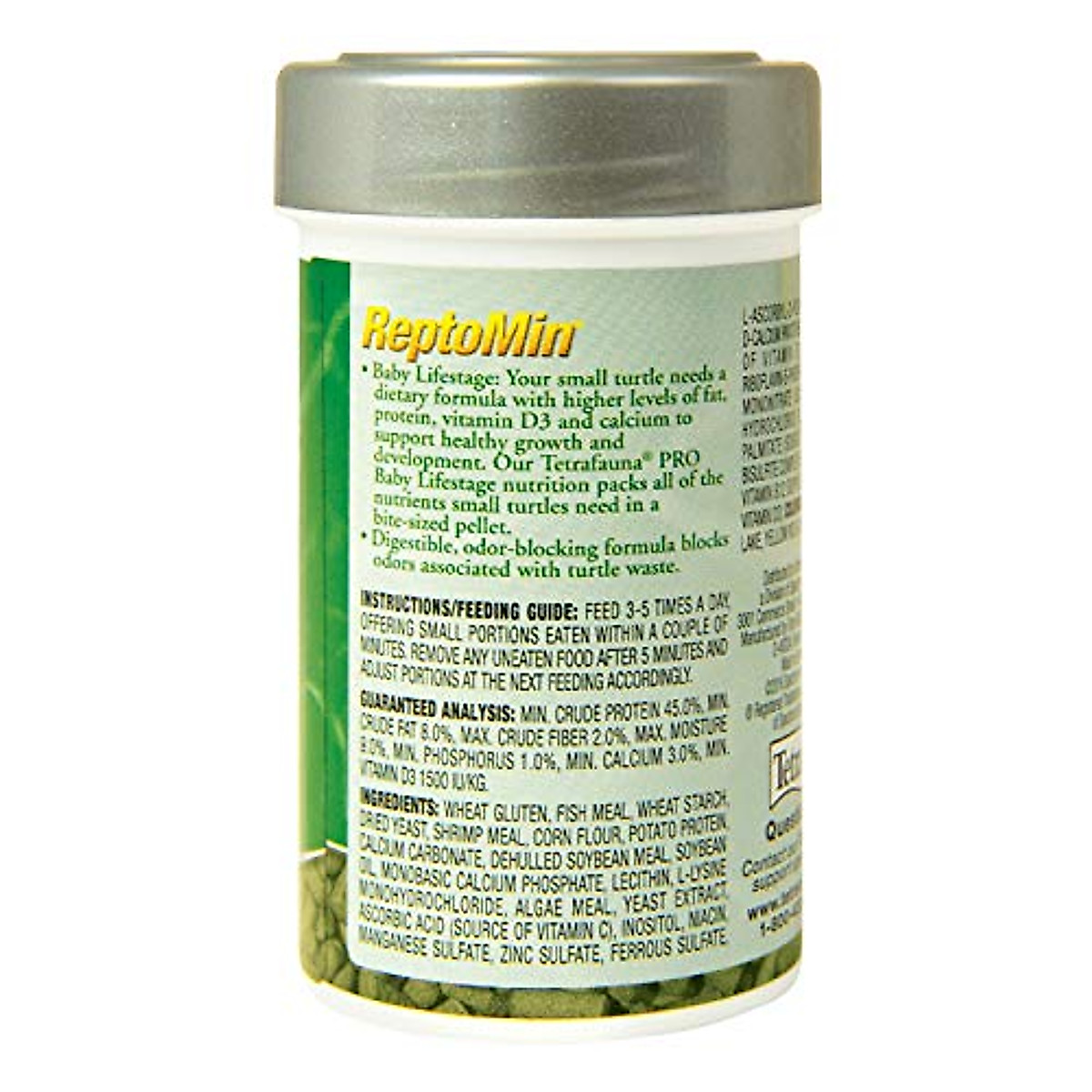 Tetra 77093-00 fauna Pro ReptoMin Baby Turtle Formula Sticks, 1.13 oz. (77093)