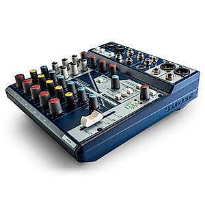 HARMAN PRO Soundcraft Soundcraft Notepad-8FX Small-Format Analog Mixing Console with USB I/O and Lexicon Effects - 8 Chan