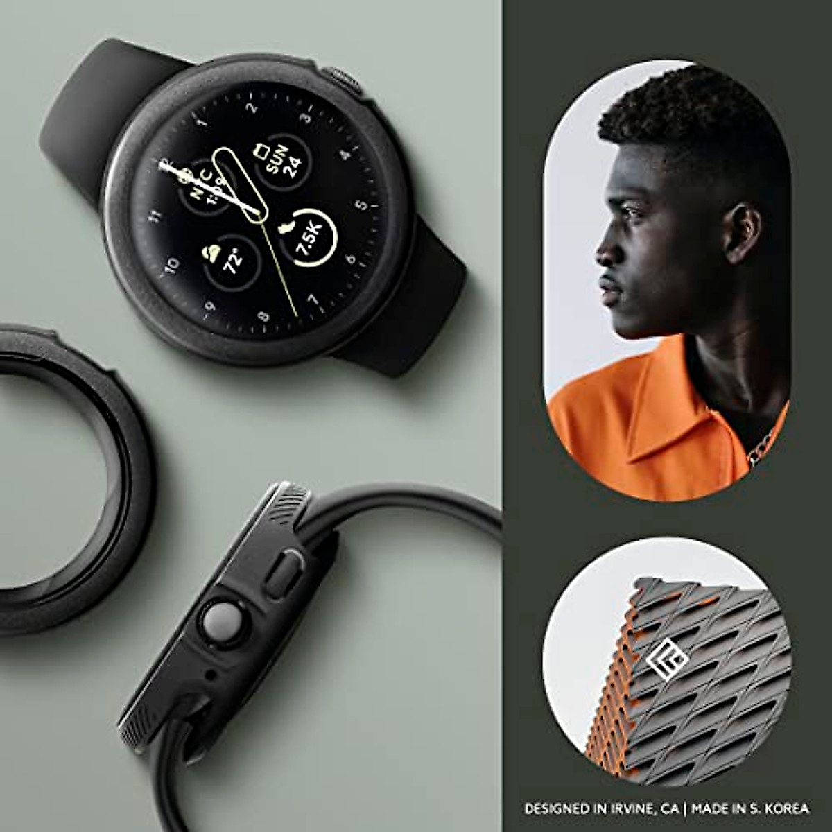 Caseology Vault Designed for Google Pixel Watch Case (2022) - Matte Black