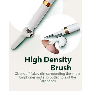 Hygadget Multi-Function Earbuds Cleaner Kit Pen, Hybuds Pen 1.0 Compatible for Cleaning Most Bluetooth Noise Cancelling Headphone, Earphones Such as AirPod Pros 1 2, Samsung Buds and Charging Cases