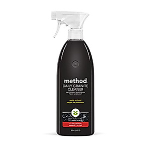 Method Daily Granite Cleaner Spray, Apple Orchard, Plant-Based Cleaning Agent for Granite, Marble, and Other Sealed Stone, 28 oz Spray Bottle (Pack of 1)