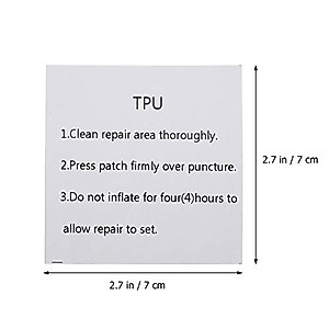 20sheets Tapes Swimming Patch TPU Film Raft Paddling Kit Air Tool Garden Products Decor* Inflatable Self Boats Toys Pool Tape Home Tent for Mattress Pool, Supplies Vinyl