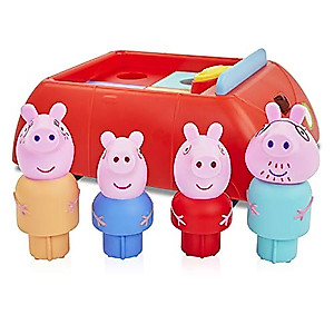 Peppa Pig's Clever Car Interactive Pre-School Toy With Lights And Sounds - Self Driving - Plays Peppa Music And Talks - Motorized Vehicle With Collision Avoidance Sensors– Red