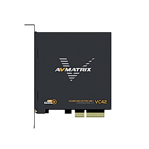 AVMATRIX VC42 4-CH HDMI PCIE Capture Card HDMI 1.4 simultaneous Input and Capture
