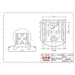 Voltaic Systems - Solar Panel Mounting Bracket (Medium) | Compatible with 3.5W - 10W Voltaic Solar Panels