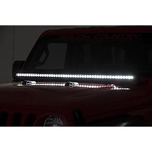 Rough Country 50" Black Series Single Row CREE LED Light Bar - 70750BL