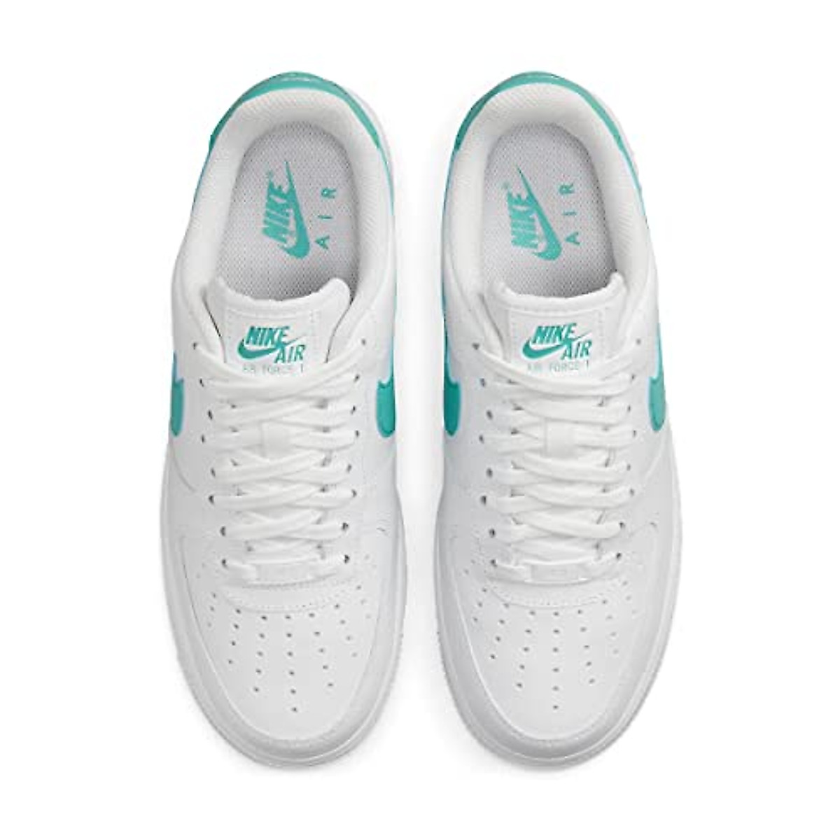 Nike Womens WMNS Air Force 1 Low DD8959 101 White/Washed Teal - Size 6.5W