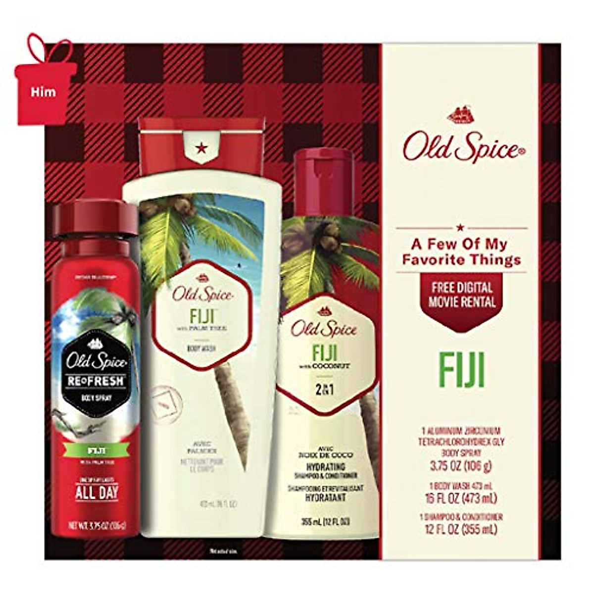 Old Spice Fresher Collection Fiji Holiday Pack, pack of 1