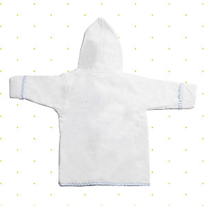 Spasilk 100% Cotton Hooded Terry Bathrobe with Booties — Baby Girl Gifts — Baby Boy Gifts —One Size — Shower Gift