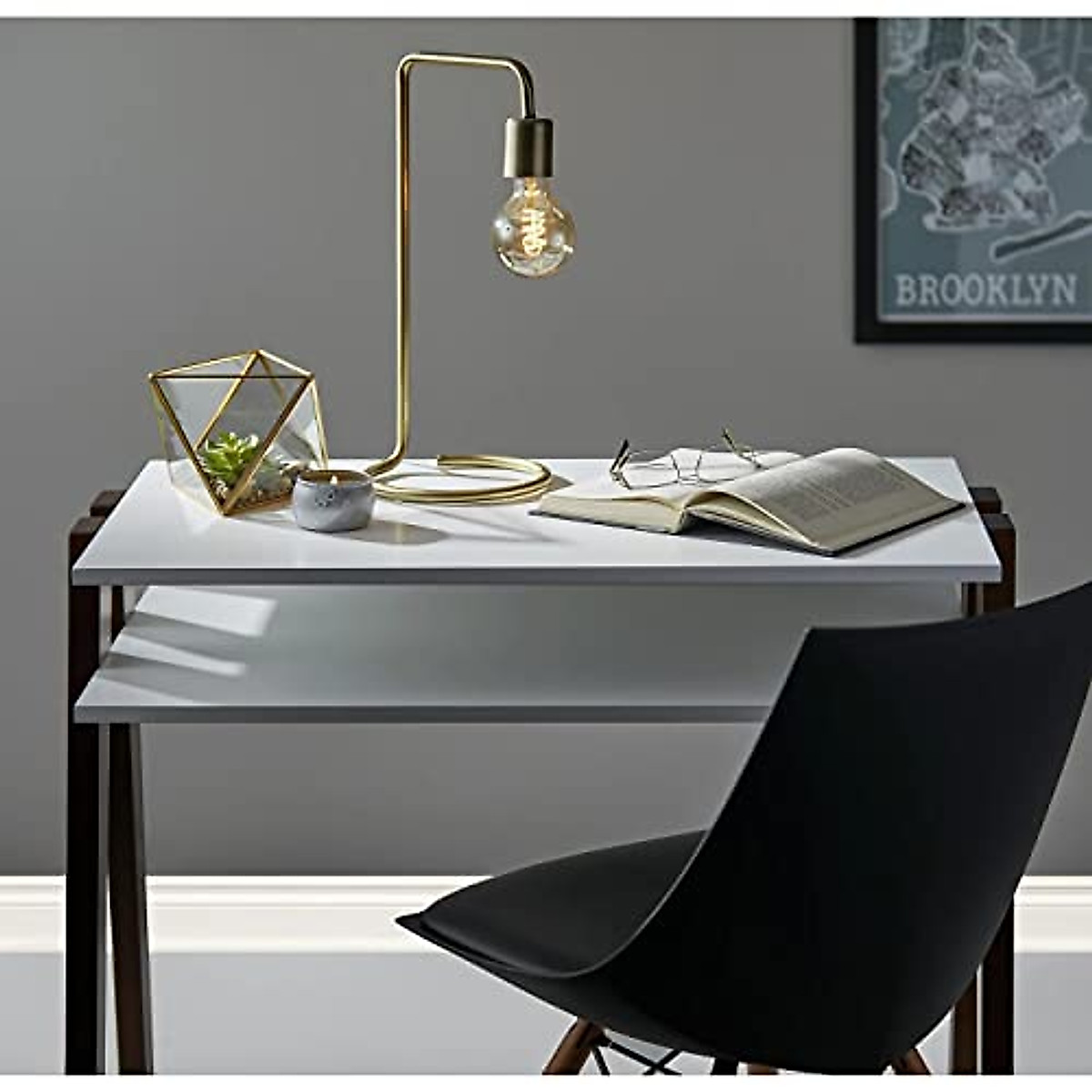 Adesso Home 3037-21 Transitional One Light Pendant from Morgan Collection Finish, 9.00 inches, Antique Brass