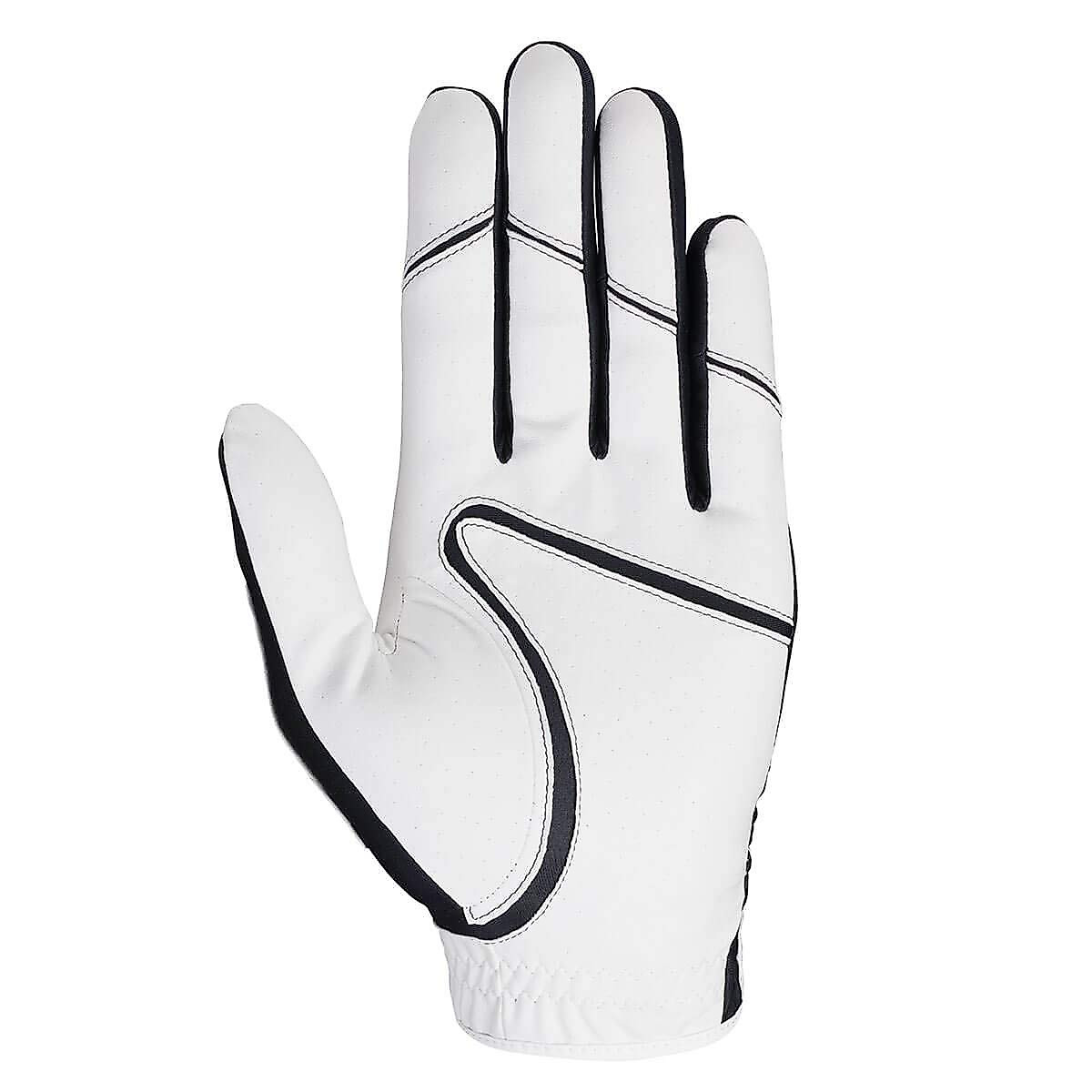 Callaway Golf Opti Fit Seamless Universal Fit Golf Glove, Men's, Worn on Right Hand , White