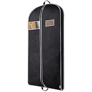 BALEINE Heavy Duty Garment Bag with Shoe Storage Travel Bag for Dresses, Suit, Coats Travel Essential (54")