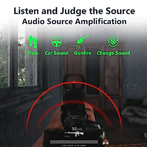 Mcbazel Headset Adapter for Xbox Series X/S, Stereo Headset Audio Adapter with Volume Adjustment for Xbox One with 3.5mm Jack Controllers/Xbox One S/Xbox Series X & S Controllers - Black