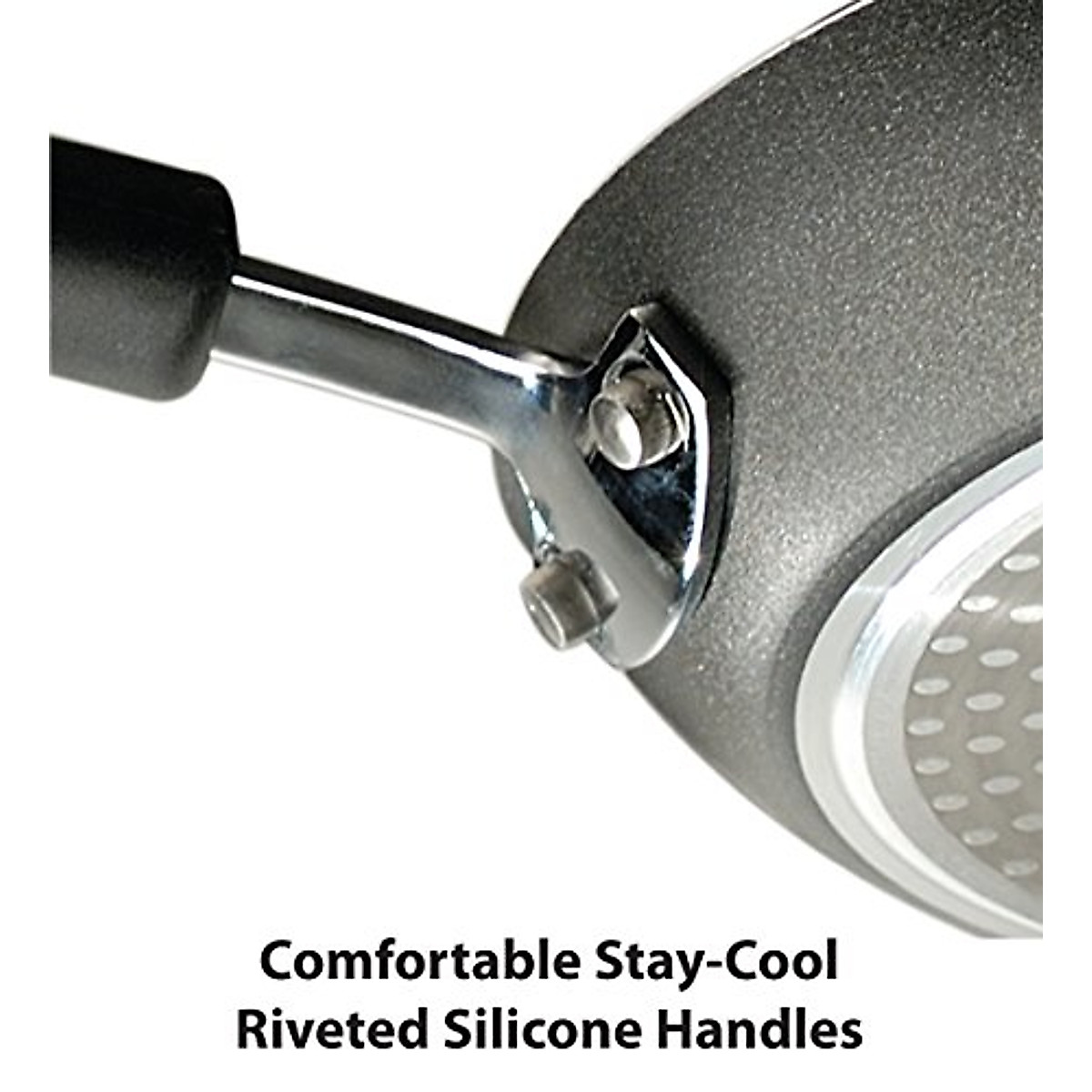 T-fal Experience Nonstick Fry Pan with Lid 10 Inch Induction Cookware, Pots and Pans, Dishwasher Safe Black