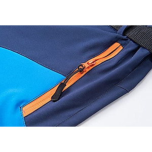 Aymnlox Prime Early Access Deals Sweatpants for Men Loose fit Patchwork Hiking Quick Drying Trousers Pants Causal Outdoor Fashion Sport Joggers Pants Men's Pants Elastic Waistband Navy XL