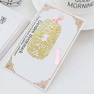 Cherry Blossom Shape Mini Hollow Metal Bookmark Stylish and Popular