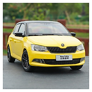 Alloy Resin Car Vehicle Model 1 18 Fit for Skoda Fabia Vehicle Metal Scale Alloy Diecast Car Model Static Toy Fit for Collectible Gift Display Festive Deluxe Gift (Color : C)