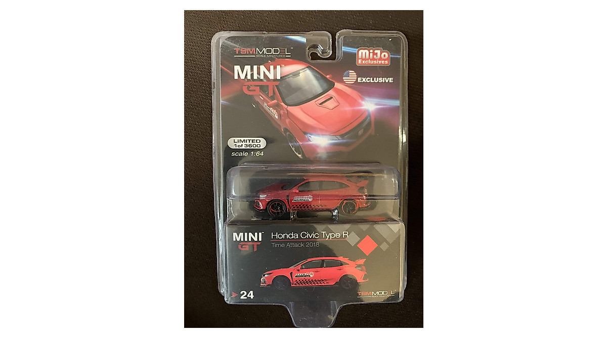 Mini GT 1:64 MiJo 2017 Civic Type R (FK8)(Red) Time Attack Challenge ...