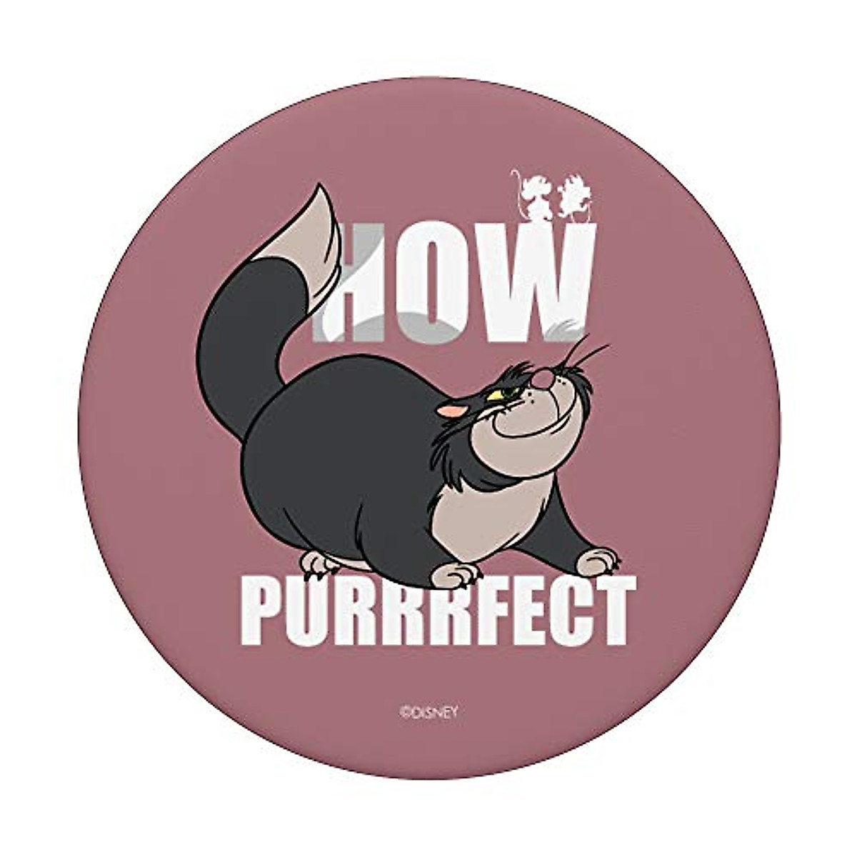Disney Cinderella Lucifer How Purrrfect PopSockets Grip and Stand for Phones and Tablets