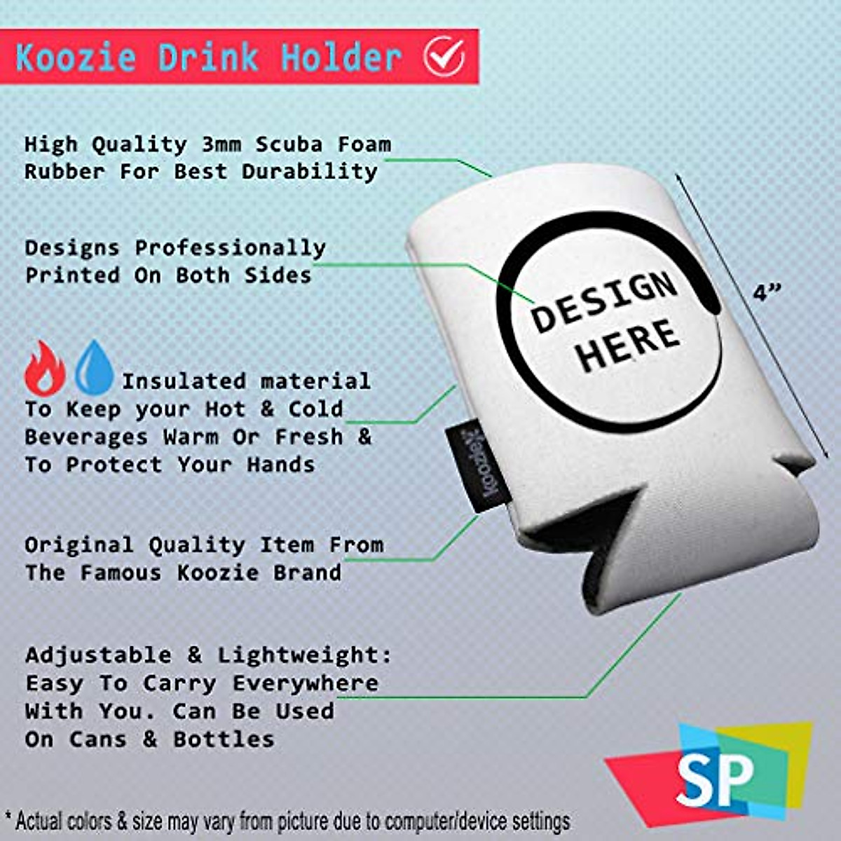 Custom Sleeves for Cans Drink Cooler Coolest Puerto Rican Countries Rica Scuba Foam Party Beer Cover White Personalized Text Here