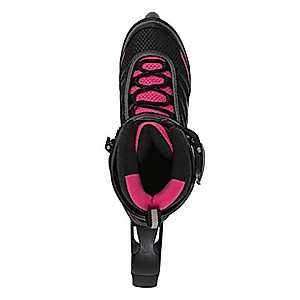 Bladerunner by Rollerblade Advantage Pro XT Women's Adult Fitness Inline Skate, Black/Pink, US 8