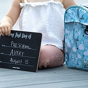 Urban Infant Toddler Sized My First Day of School Reusable Chalkboard Sign | 10" x 7"