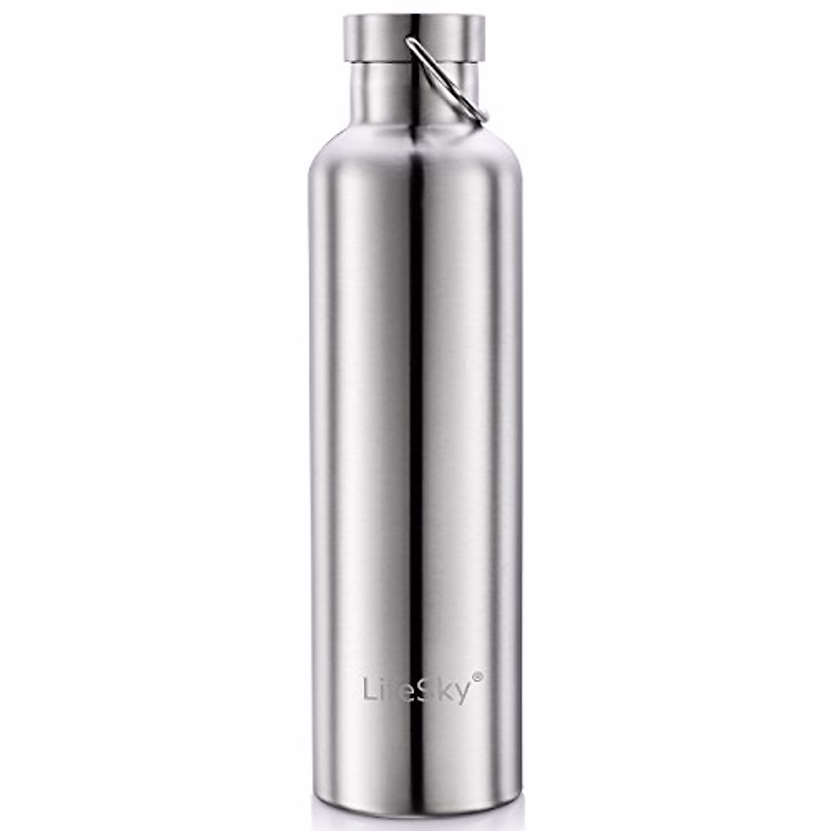 LifeSky Stainless Steel Water Bottle, Double Wall Vacuum Insulated Leak Proof Sports Bottle, Keep liquid Cold for up to 24 Hours, Wide Mouth, 34 OZ